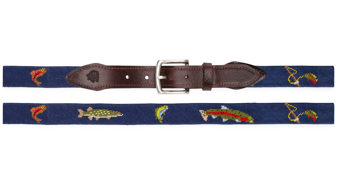 Fish Lovers Gift / Fishing Belt / Belts for Fishermen / Handmade Gift ...