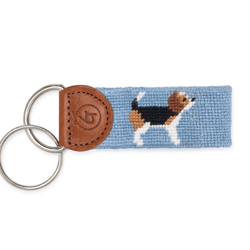 Leather Beagle Keychains - Etsy