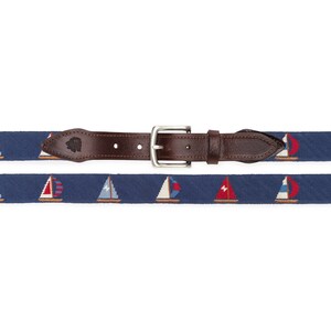 Union Jack Belt / British Flag Belt / Union Jack Needlepoint Belt ...