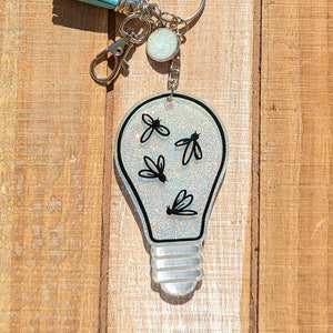 Glow in the Dark Firefly Keychains - Etsy