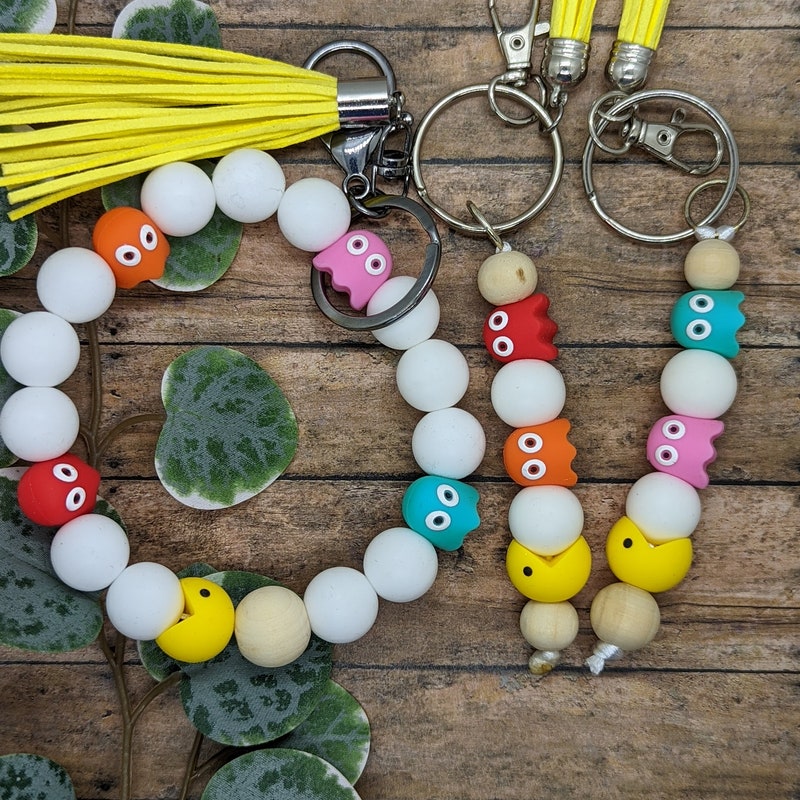 Pacman Keychain - Etsy