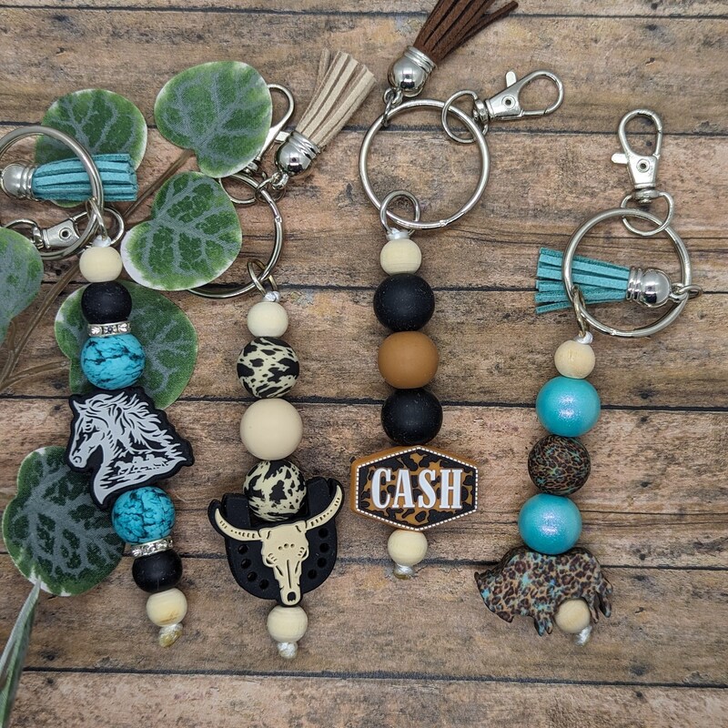 Western Keychains - Etsy