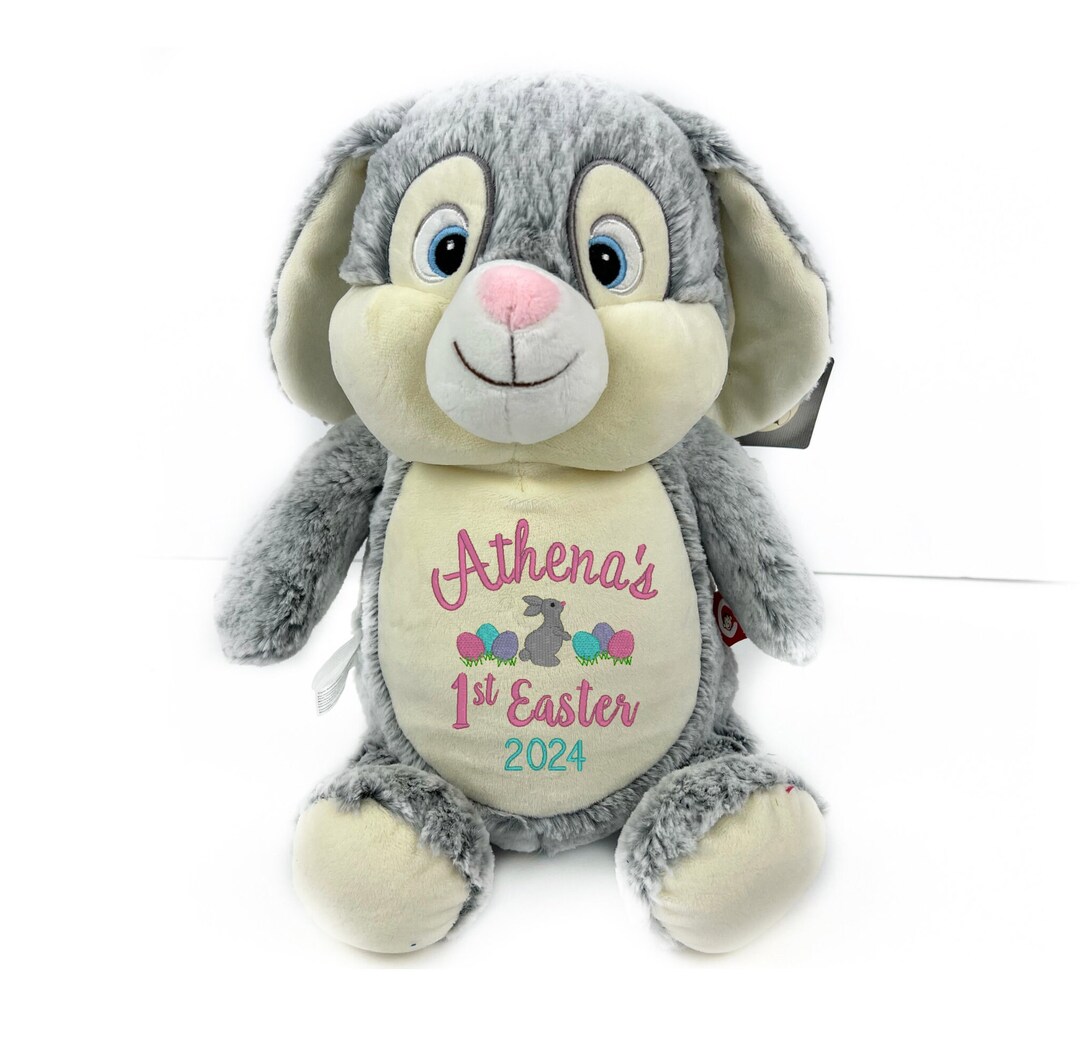 Baby's First Easter Bunny, Personalized Bunny, Birth Stats Gift ...