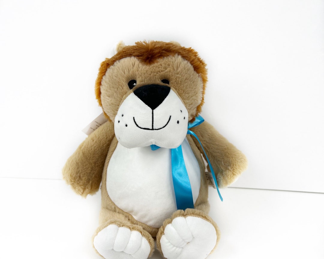 Personalized Lion Toy, Stuffed Animal Toy With Name or Birth Stats ...