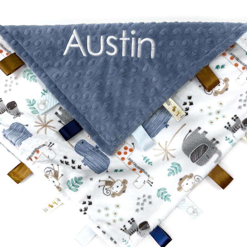 Baby Large Tag Blanket - Etsy