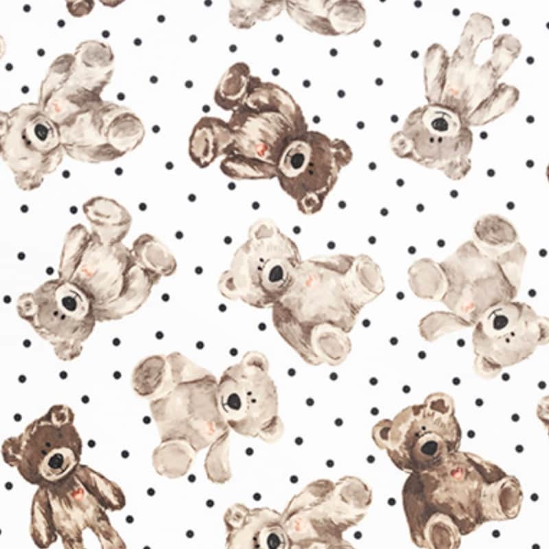 Teddy Bear Fabric - Etsy