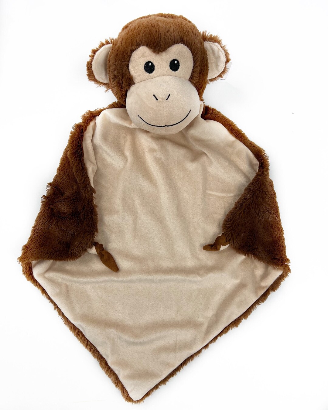 Personalized Large Monkey Lovey Animal Lovey Brown Monkey - Etsy