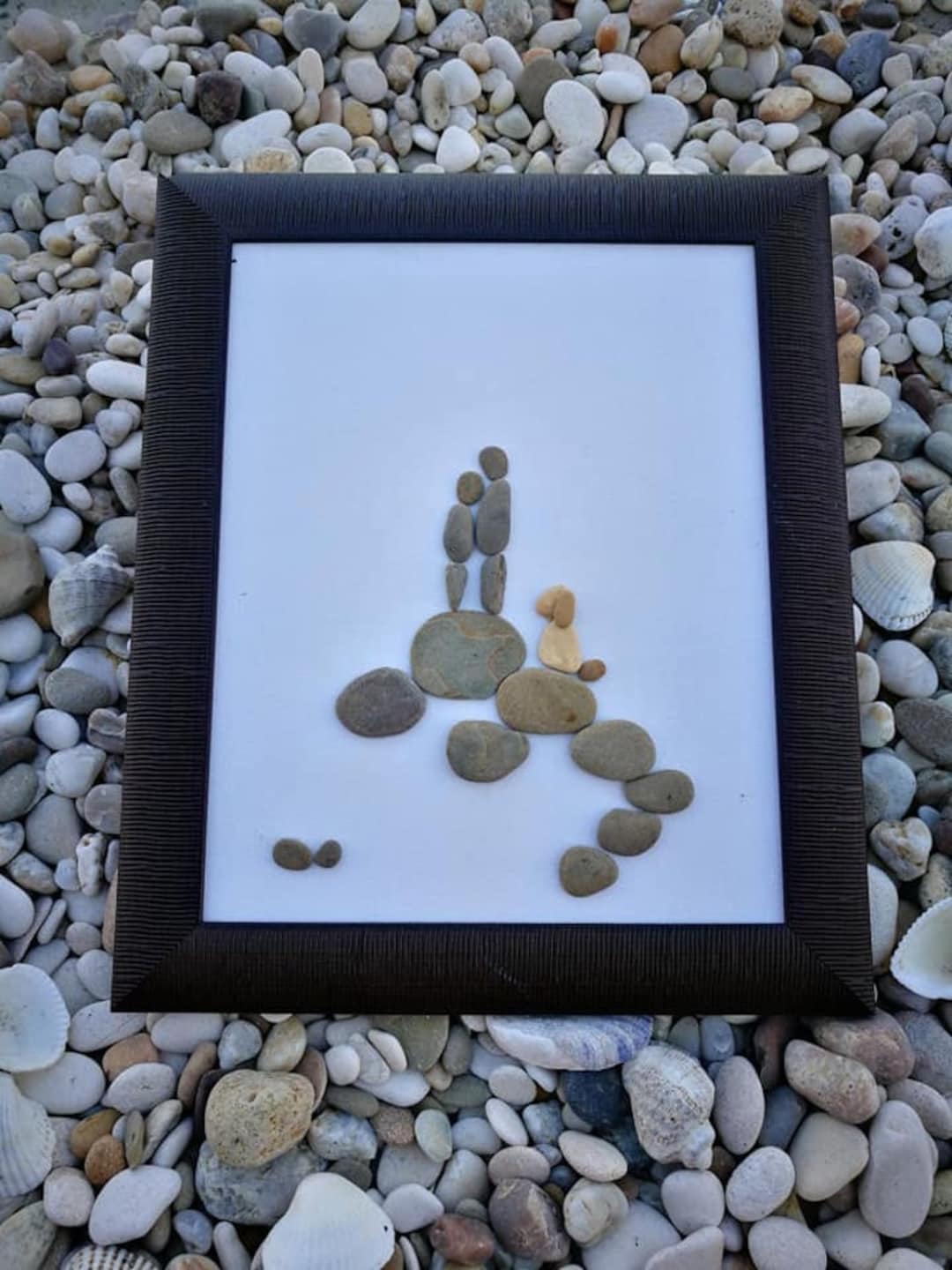 Kiesel Kunst paar, Rock Art Paar, Kiesel Kunst Bild, Hochzeit ...