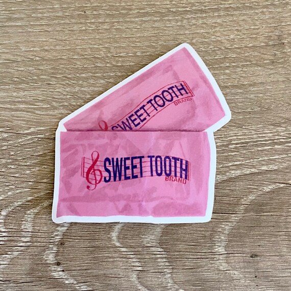 STICKER Sweet Tooth Sticker | Etsy