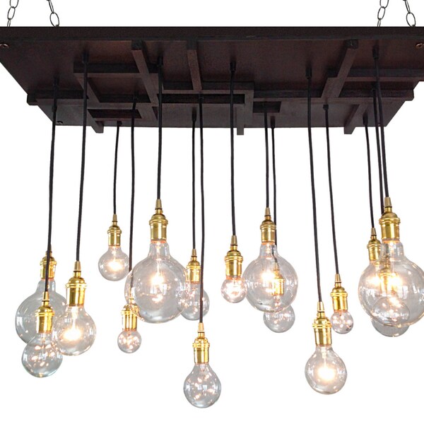 Edison Chandelier - Etsy