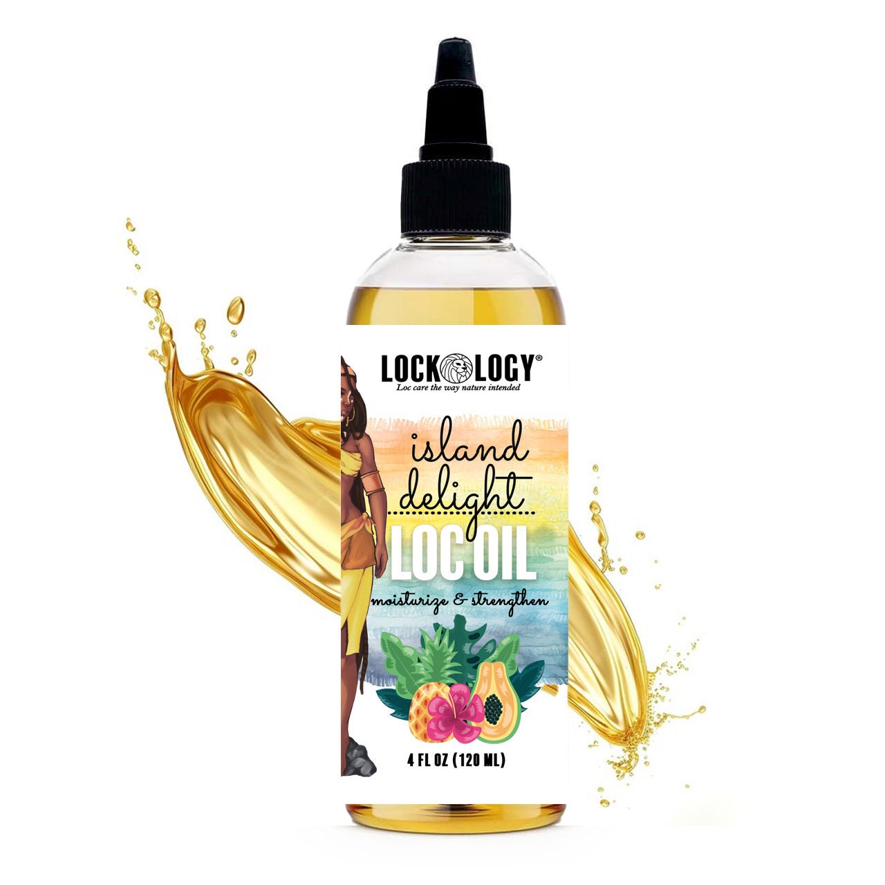 Loc Oil, Island Delight Oil for Locs; Natural Loc Oil for Dreads and ...