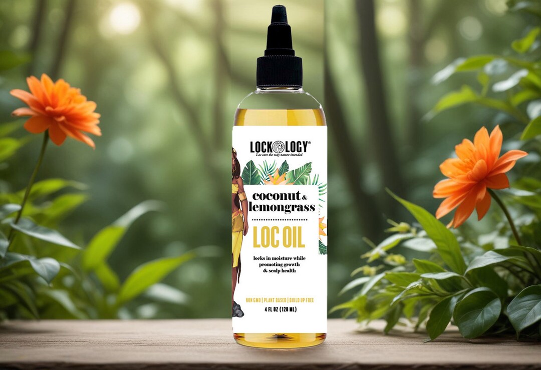 Loc Oil, Loc Moisturizer, Lemongrass Dreadlock Oil for Dreads, Natural ...