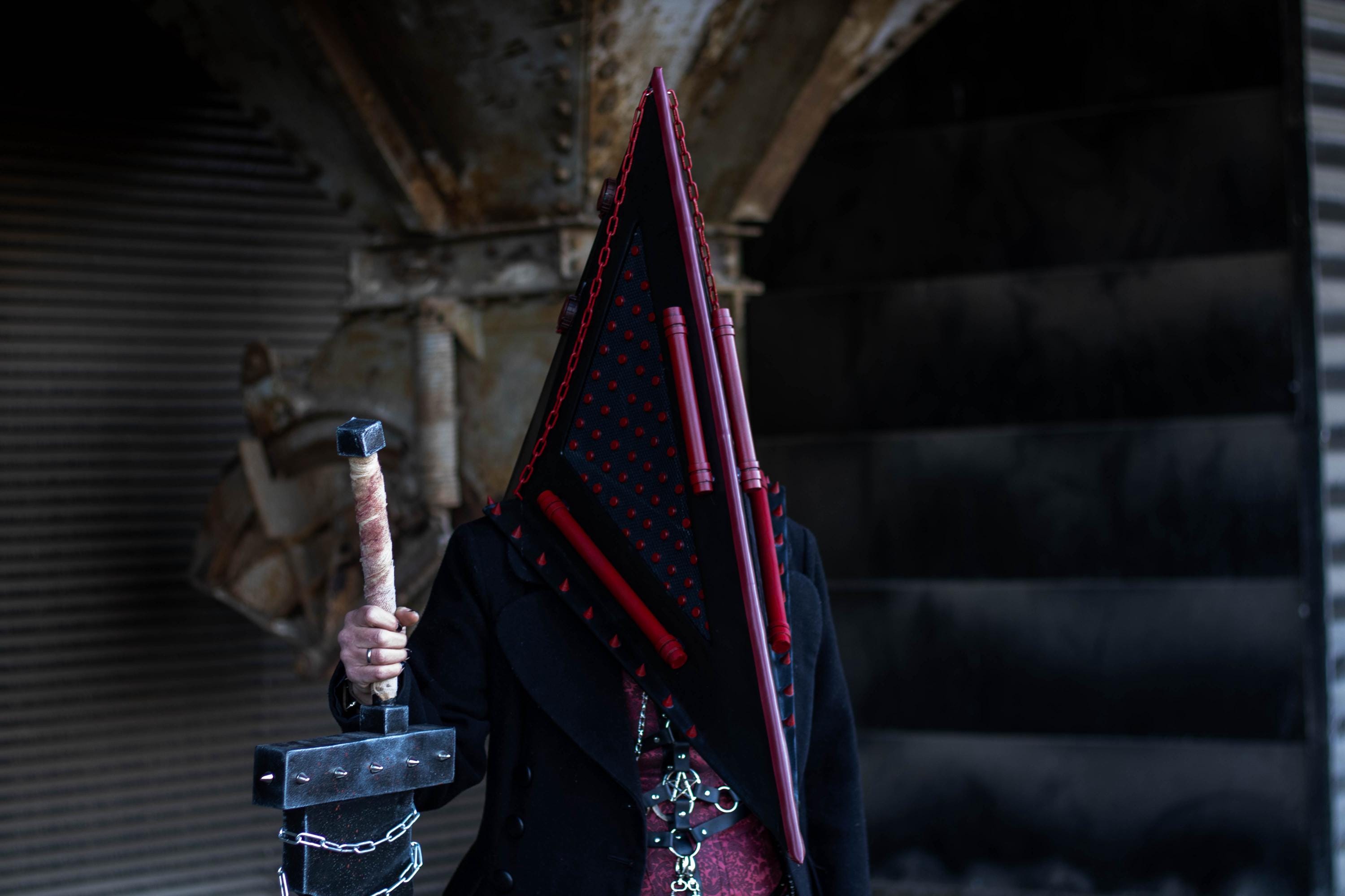 Pyramid Head Template - Printable DIY Horror Prop for Foam or Cardboard ...