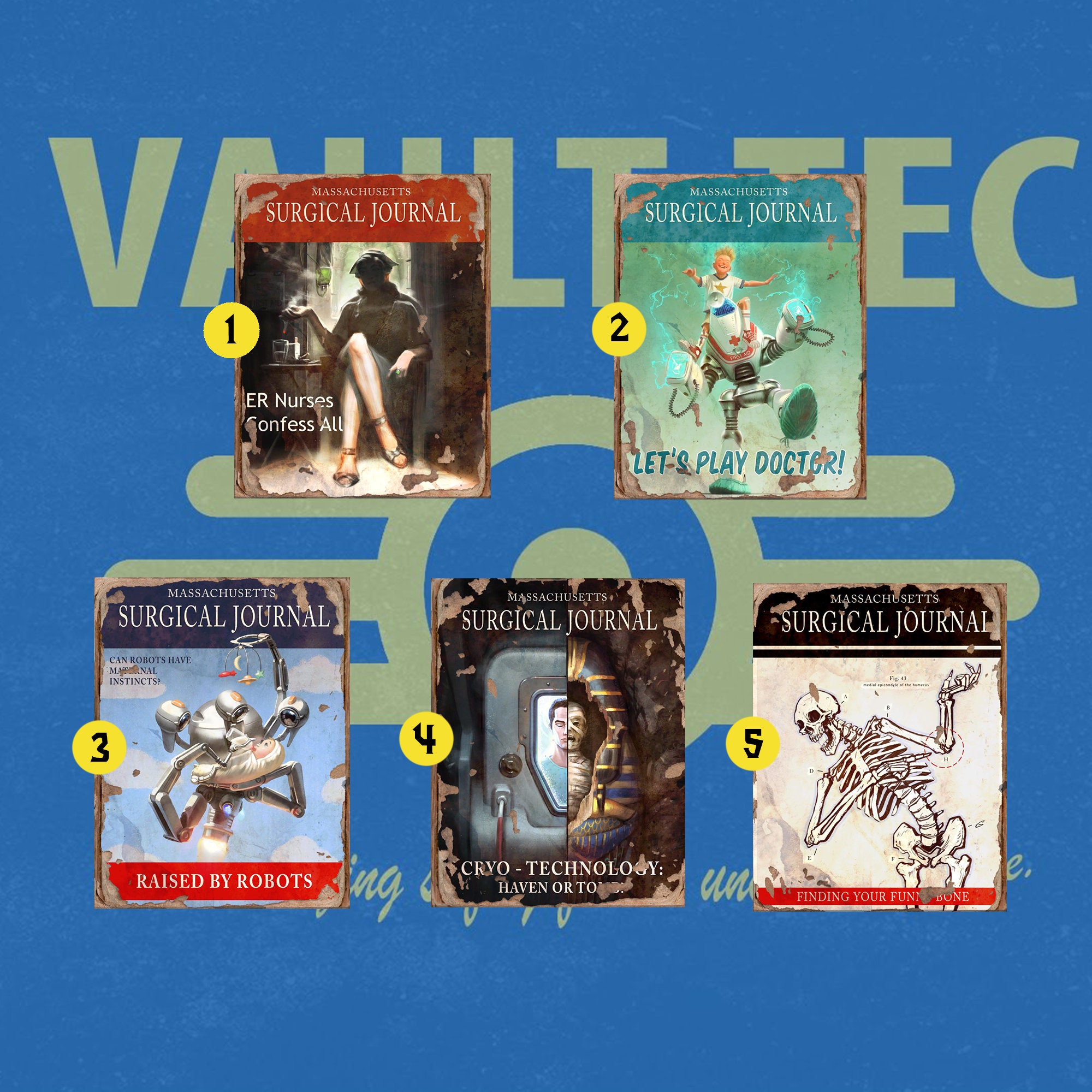 Fallout 4 Perk Magazine Notebook - Etsy UK