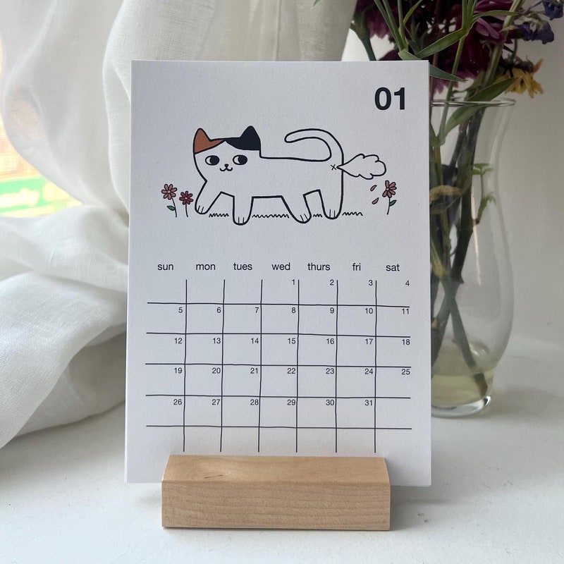 Standing Calendar - Etsy
