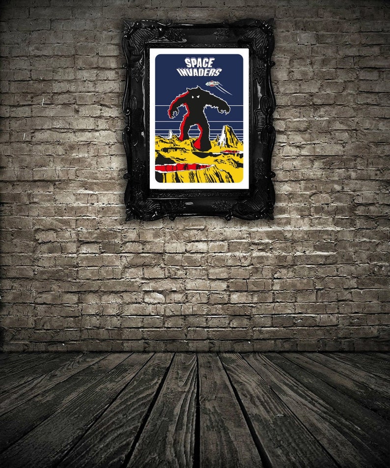 Space Invaders Arcade Machine Gaming Poster - Etsy Canada