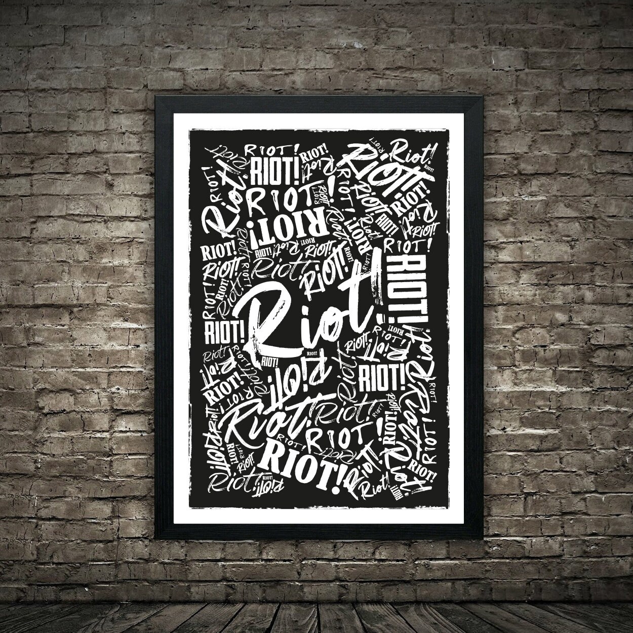 Paramore Riot Poster