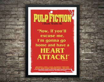 Honey Bunny Pulp Fiction Print Wall Decor Movie Poster - Etsy