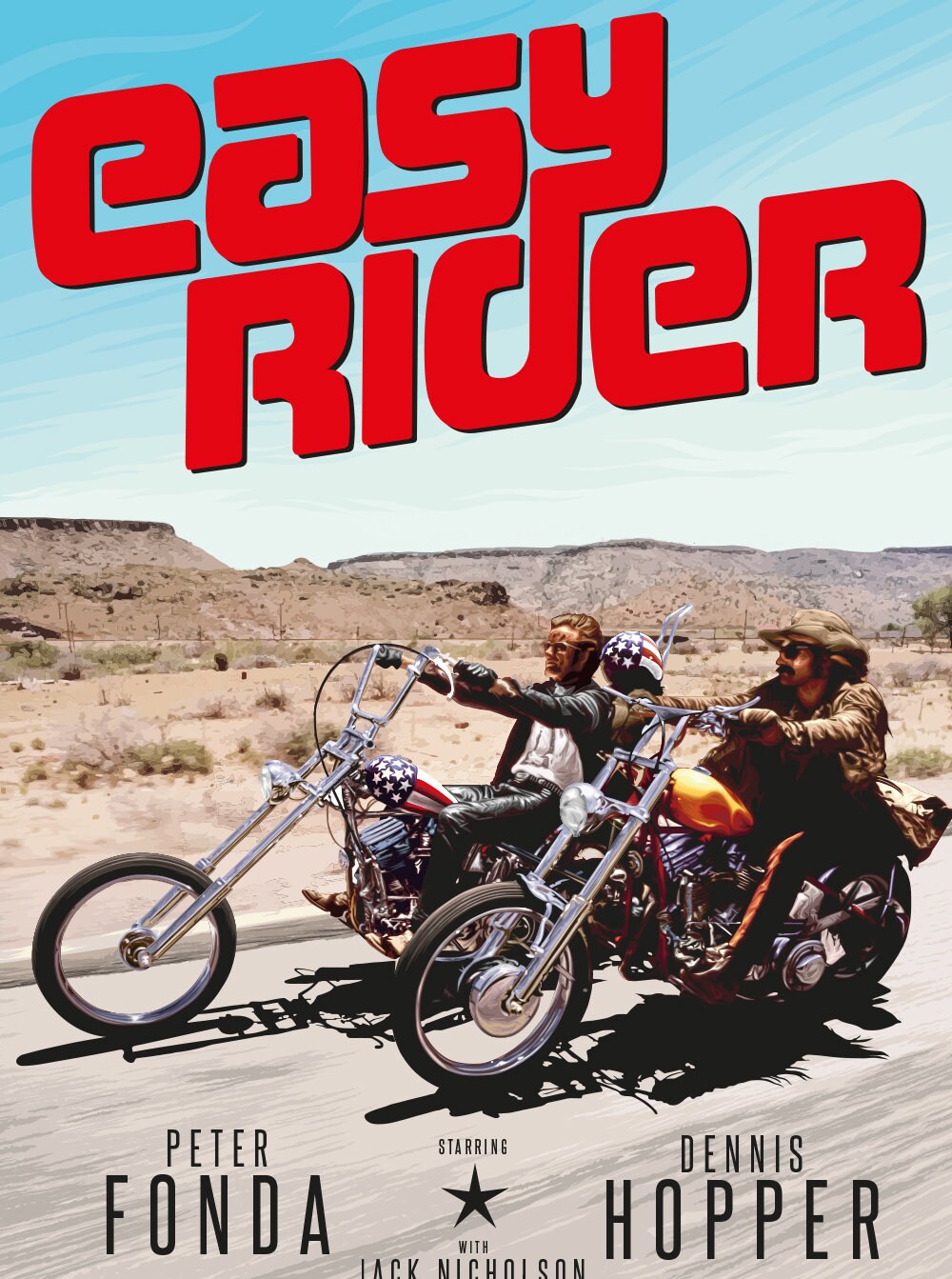 EASY RIDER Alternative Movie Poster - Etsy UK