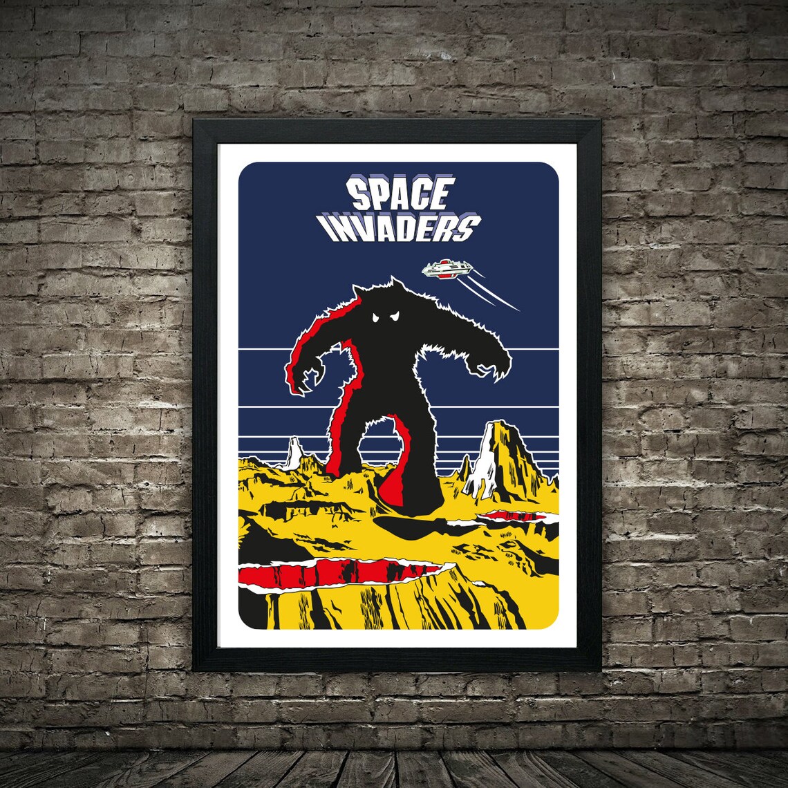 Space Invaders Arcade Machine Gaming Poster - Etsy Canada