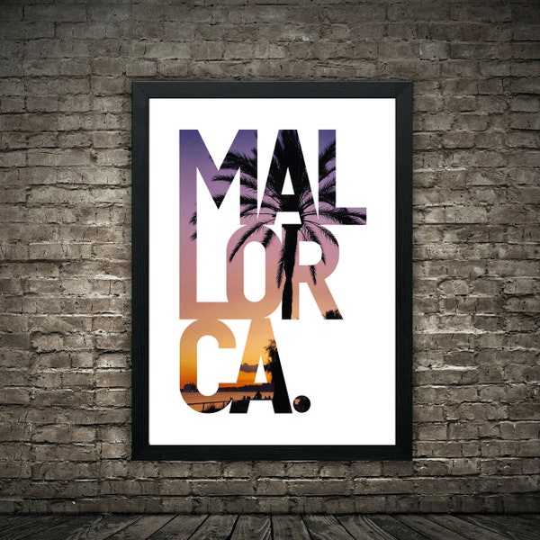 Mallorca Poster - Etsy UK