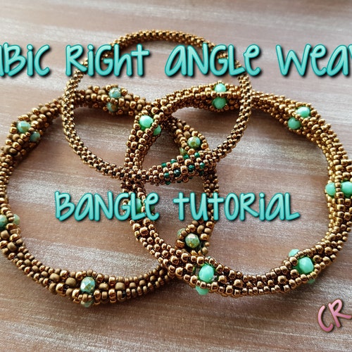 CRAW Cubic Right Angle Weave Bangle Tutorial - Etsy