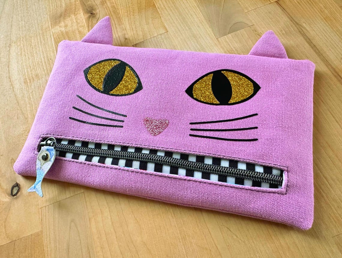 Hungry Cat Pouch - Sewing Pattern - Etsy