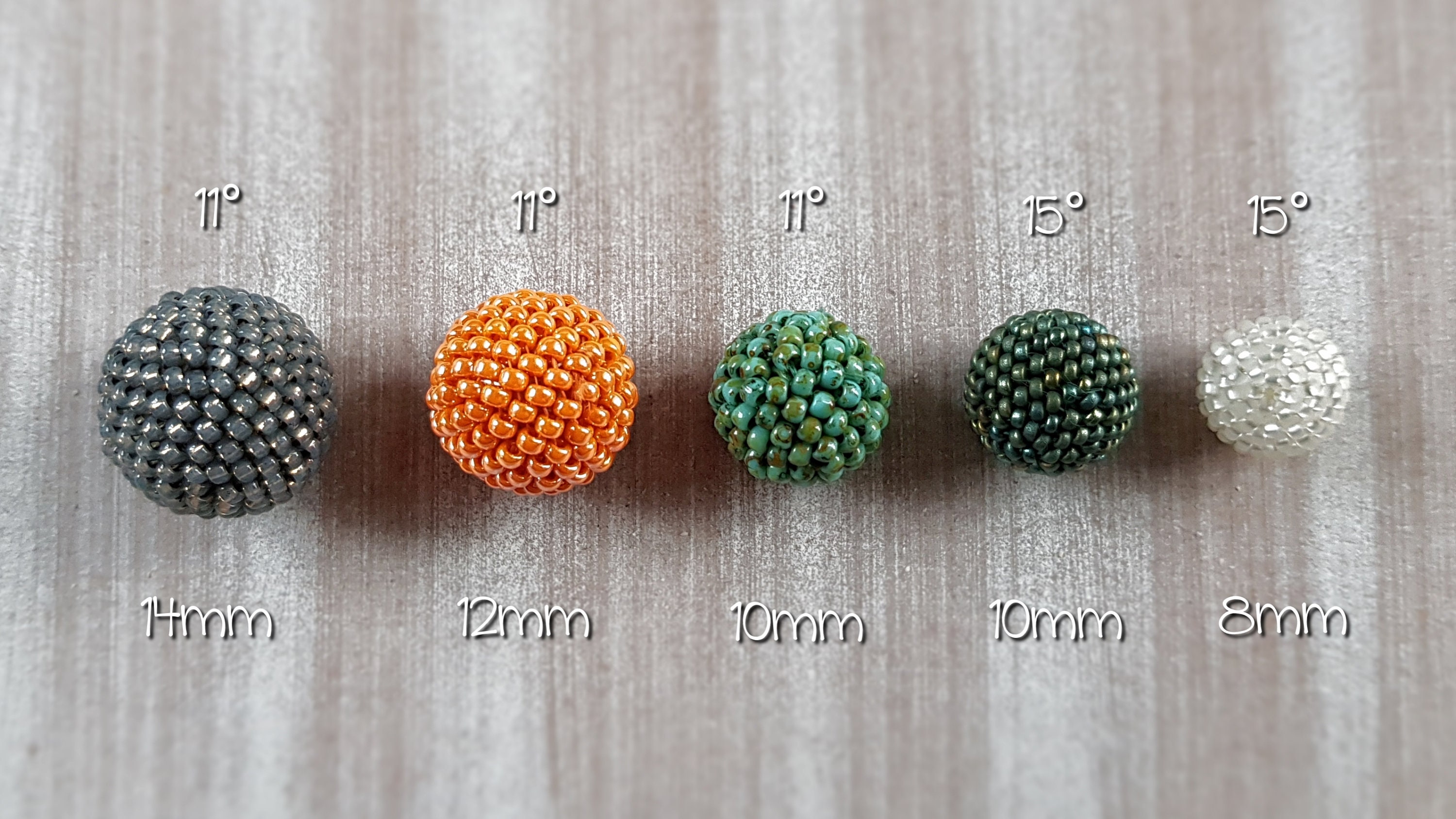 Small Beaded Bead Tutorial - Updated to Include Larger Beads and ...
