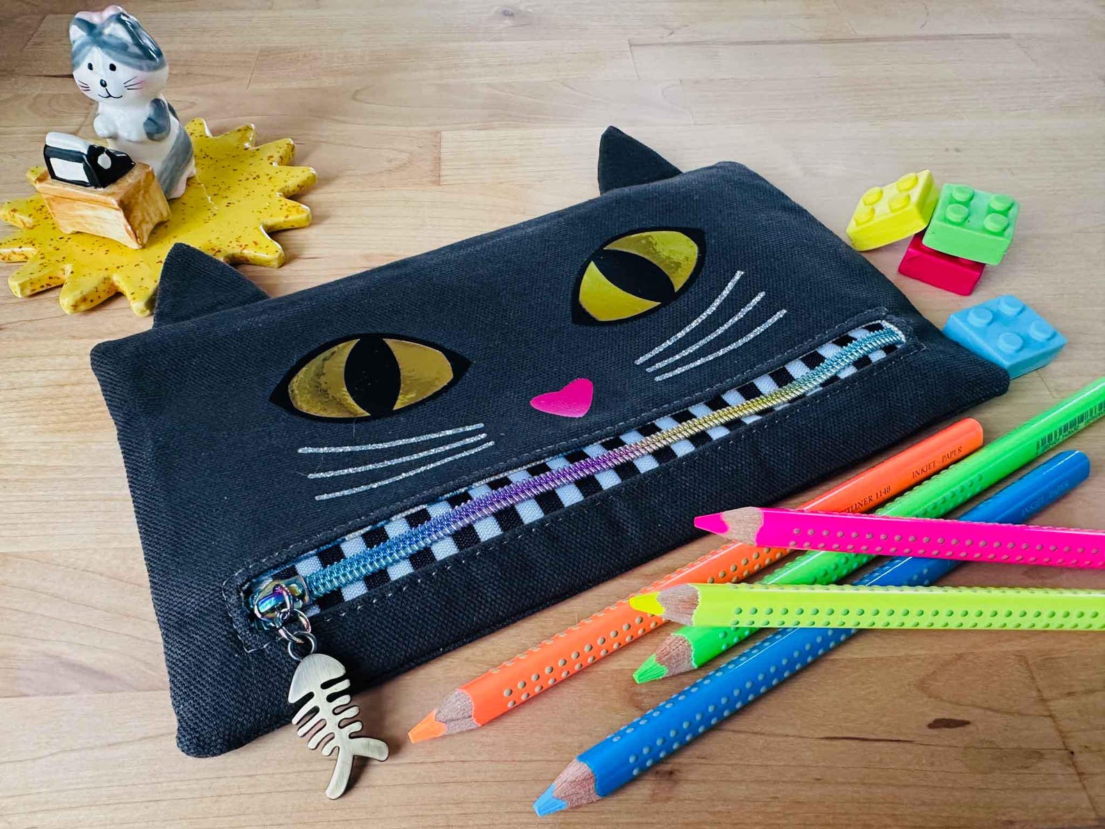 Hungry Cat Pouch - Sewing Pattern - Etsy