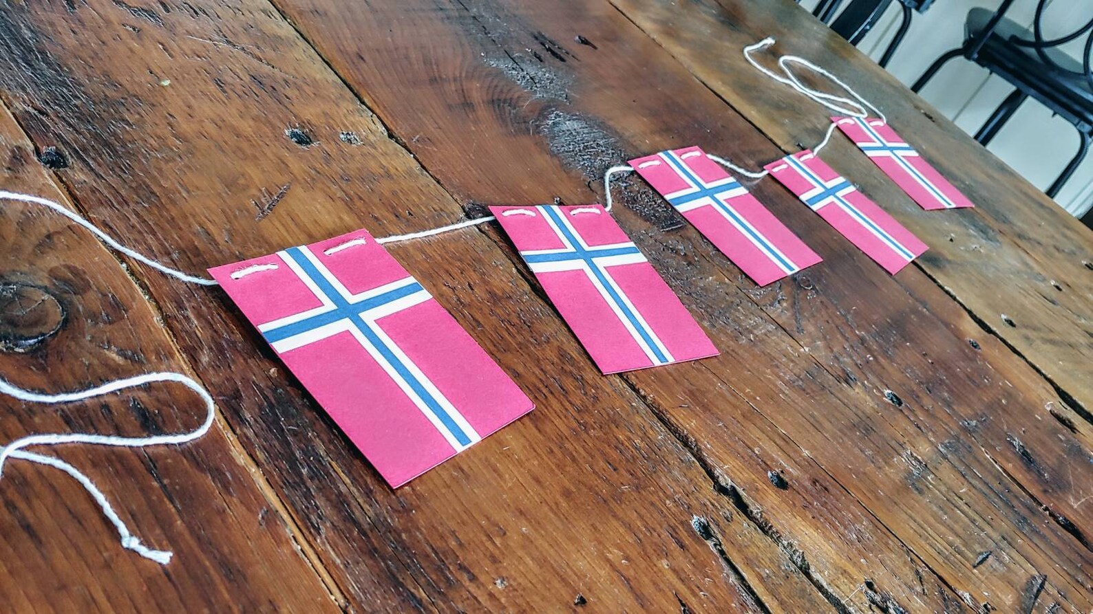 Norwegian Flags Garland or Scandinavian Nordic Traditional - Etsy