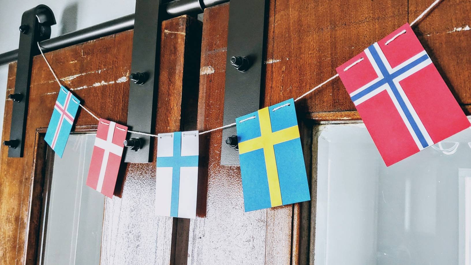 Nordic Flags Garland or Scandinavian Traditional Paper Bunting ...