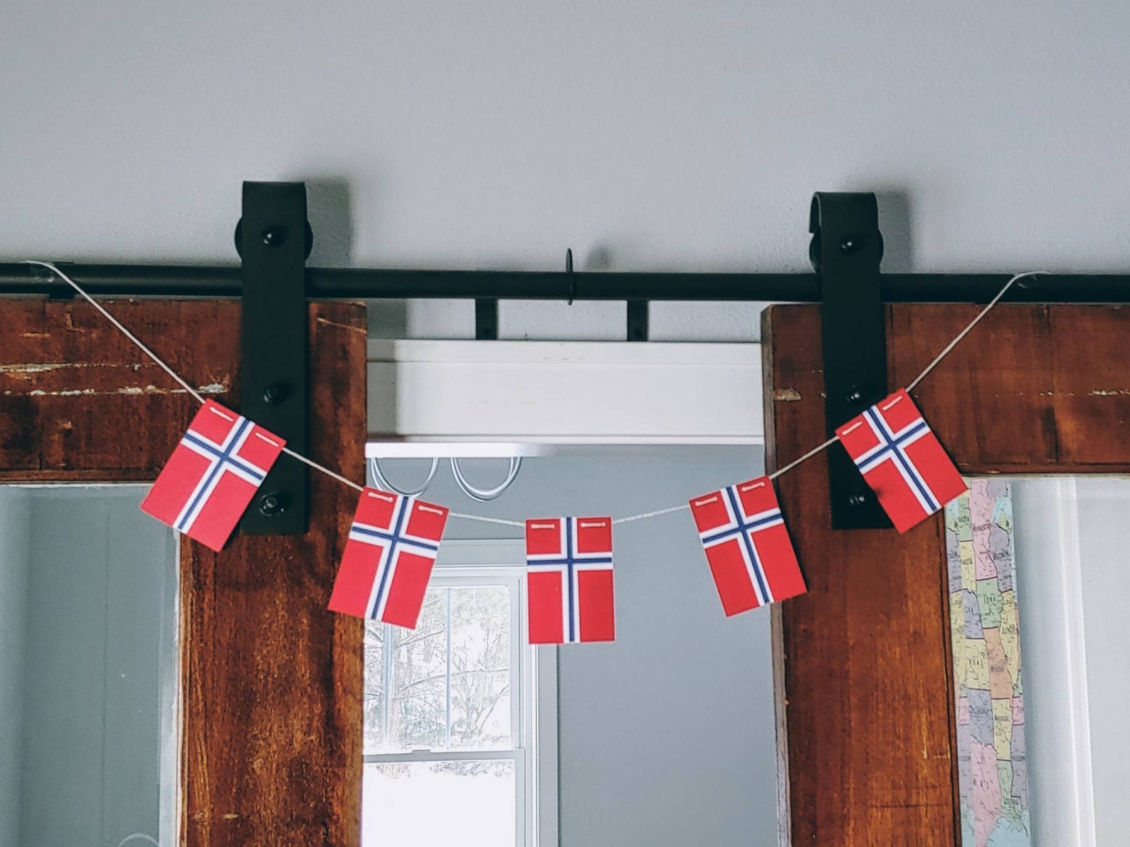 Norwegian Flags Garland or Scandinavian Nordic Traditional - Etsy