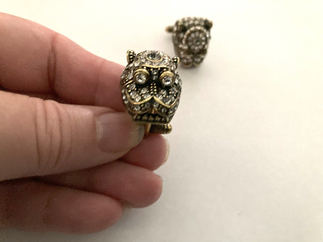 Vintage Signed Heidi Daus Rhinestone Foo Dog Cuff Links - Etsy