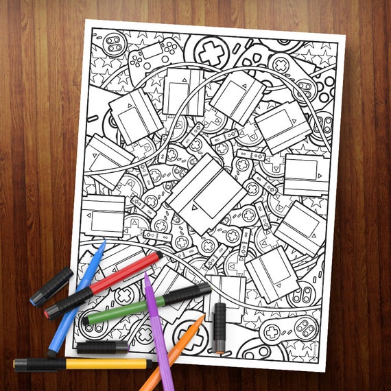 Wii Remote Control Coloring Pages