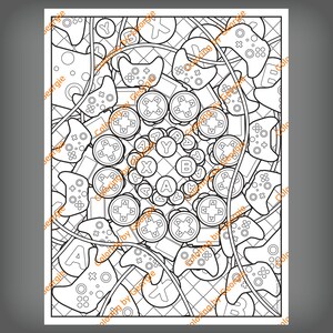 Gamer Mandala 05 With Xbox Controller - Etsy