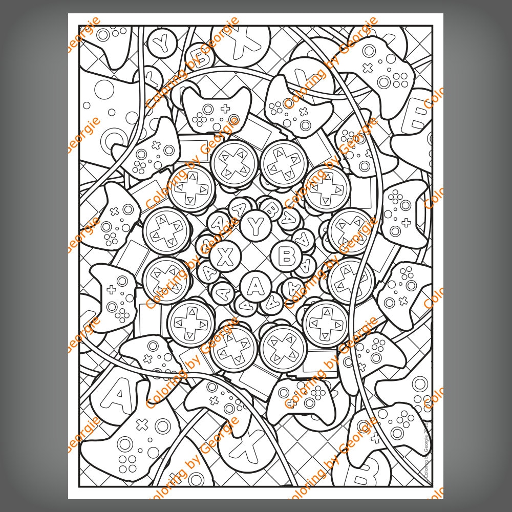 Gamer Mandala 05 With Xbox Controller - Etsy