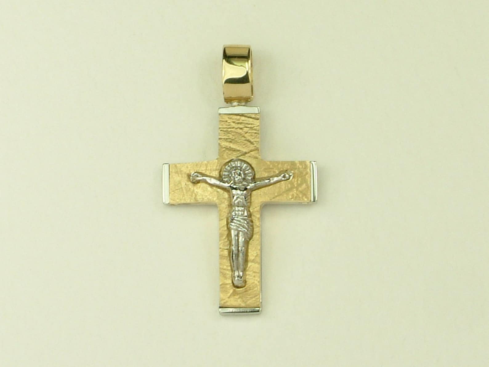 Gold 14k Cross With Crucified Jesus Christ - Etsy
