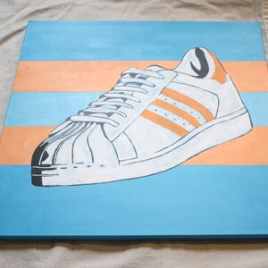 Hand-painted Original Adidas Shell Toe my Adidas - Etsy New Zealand