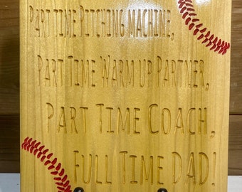 Wooden Baseball Sign - Etsy