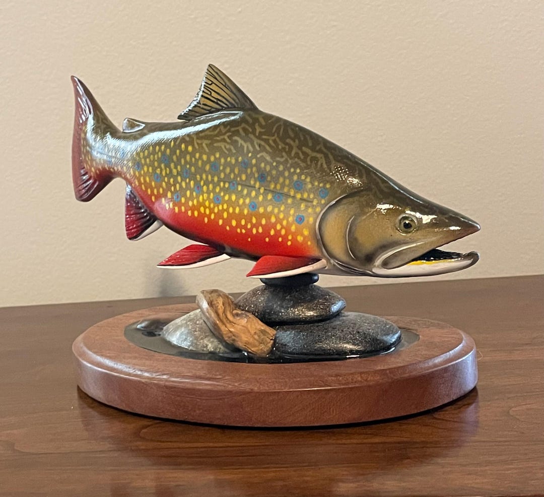 Brook Trout Carving - Etsy