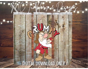 20oz 3D Puffy Inflated Coffee Sublimation Tumbler Stitch, Grumpy ...