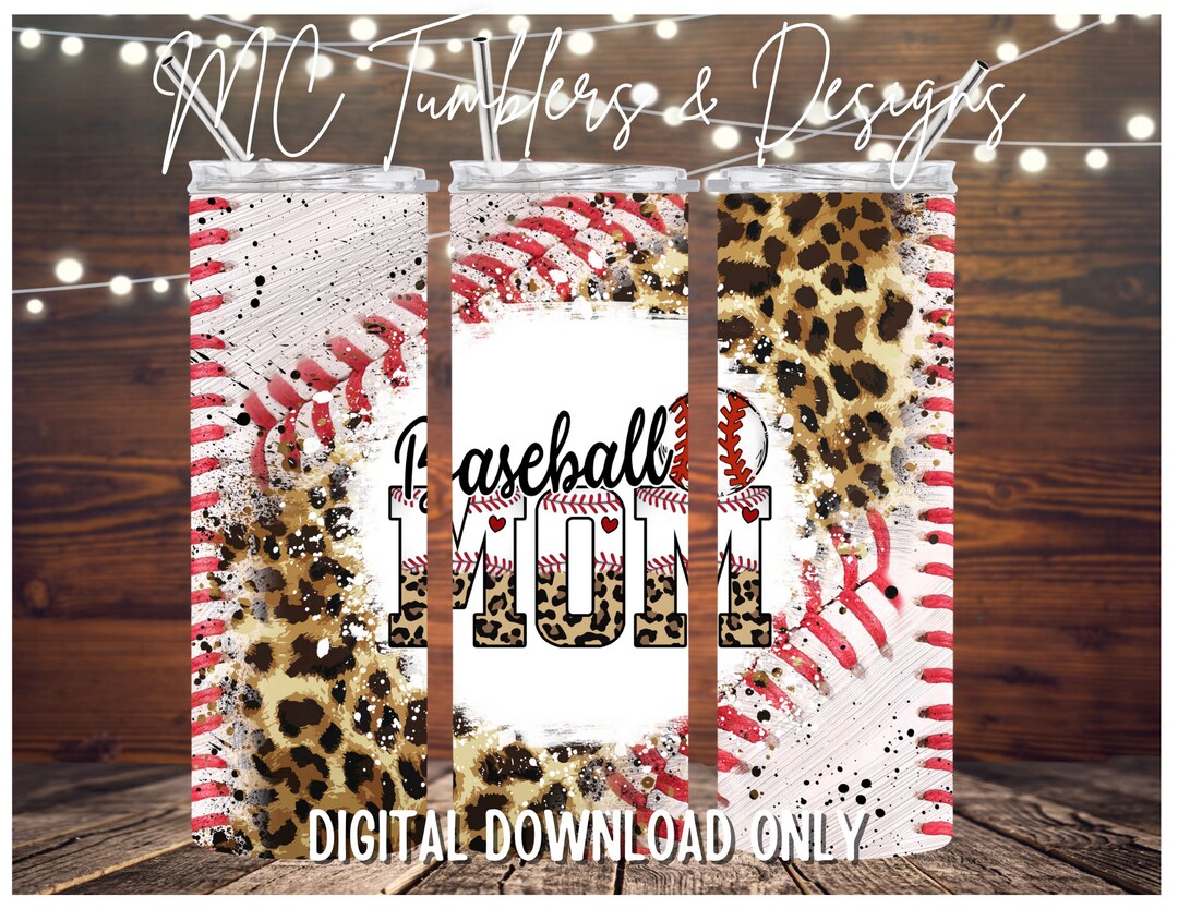 Baseball Mom Tumbler Wraps Seamless - Etsy