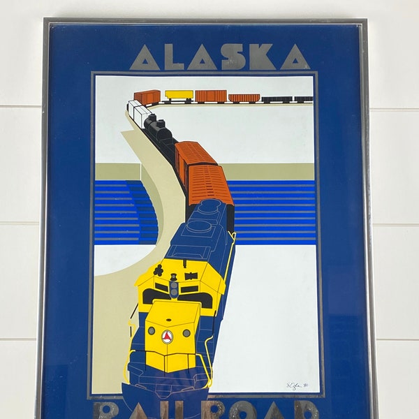Alaska Railroad Poster - Etsy