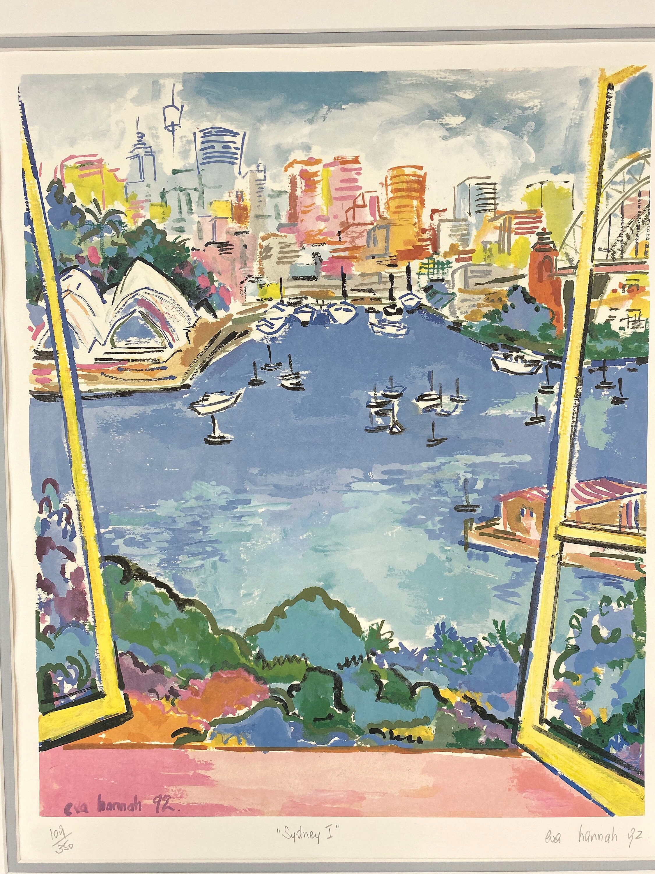 Eva Hannah 1992 sydney I Signed & Numbered Color Lithograph - Etsy ...