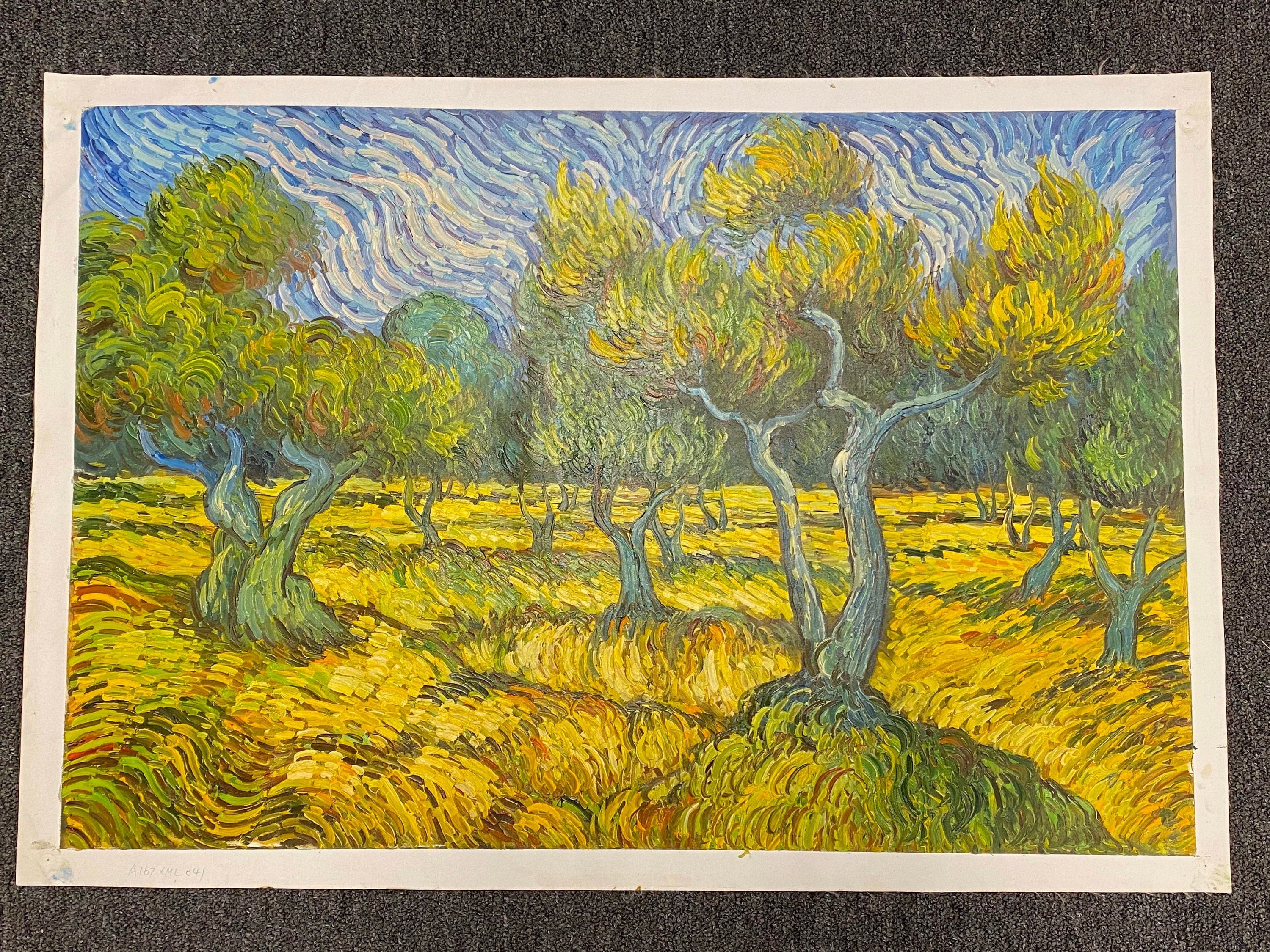 Van Gogh Olive Trees Series