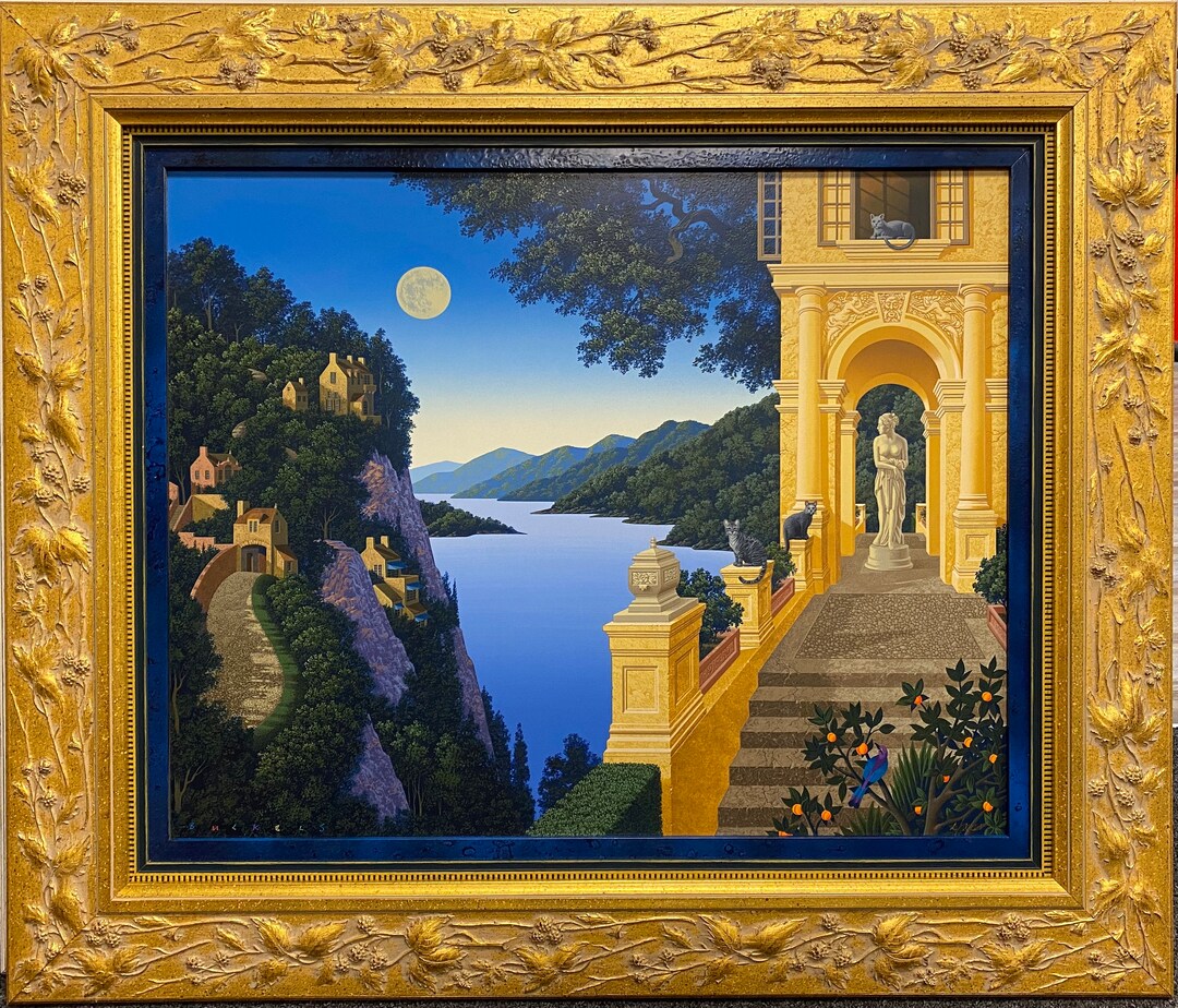 Jim Buckles ~two Suitors~ Limited Edition Serigraph Art Print Framed 41 ...