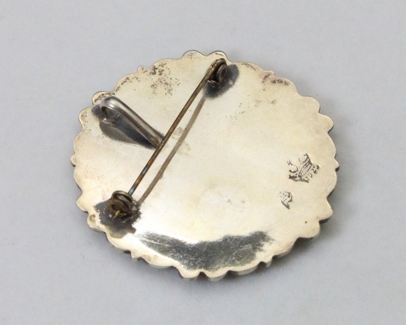 Vintage Sterling Silver Mayan Aztec Sun Calendar Pendant Pin - Etsy