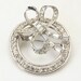 Vintage CR Co. Charles Ries Sterling Silver & White Rhinestones Bow ...
