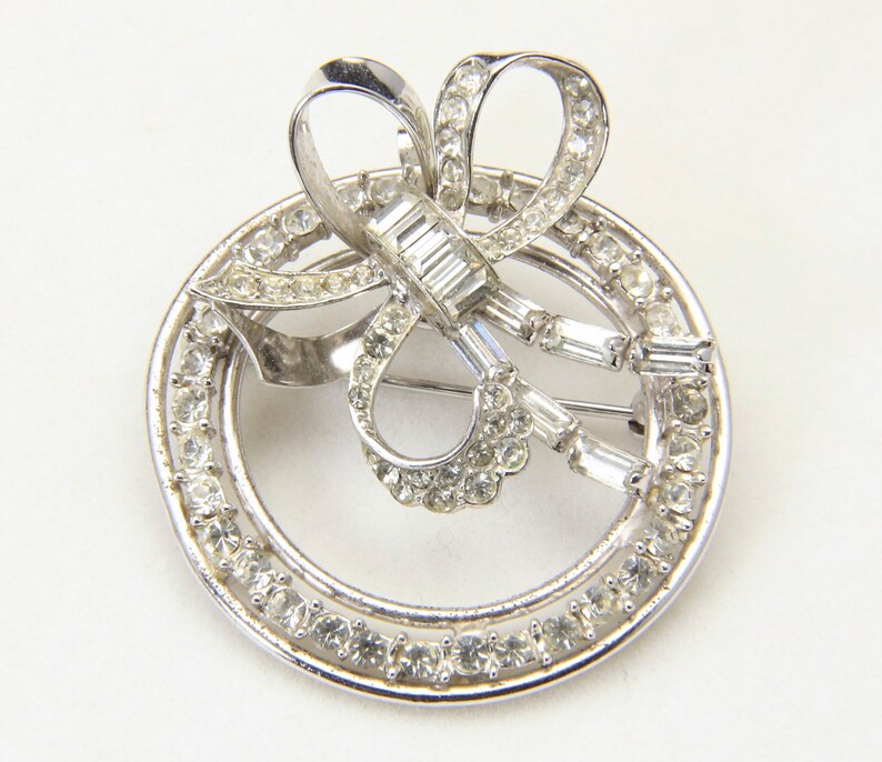 Vintage CR Co. Charles Ries Sterling Silver & White - Etsy