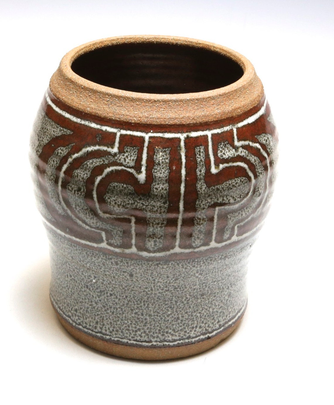 Vintage Rare Hand Thrown Wasserman Pottery Abstract Design - Etsy